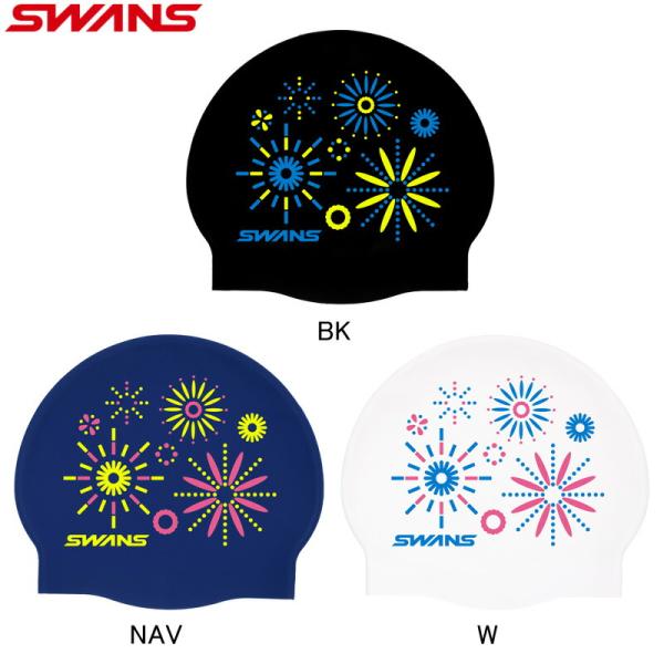 ◇スタイル◇シリコーンキャップフリーサイズ両面同一プリント(SWANSロゴは片側のみ)日本製◇特　徴◇伸縮性のあるシリコーン素材でしめつけ感を抑え、表面のコーティングにより髪が濡れにくい◇材　質◇シリコーン◇カラー◇BK ブラックNAV ネ...