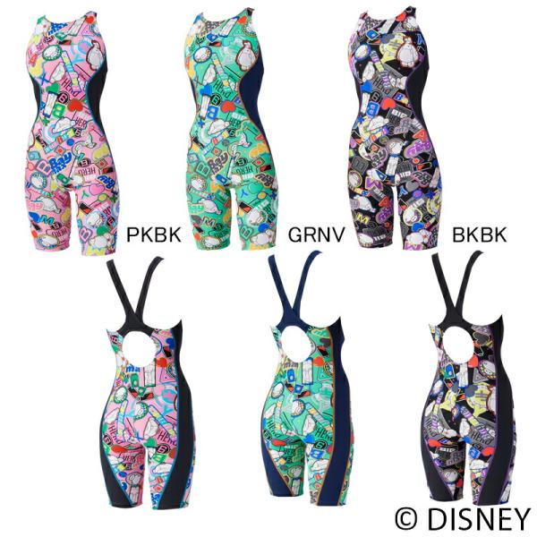 ◇スタイル◇ディズニー(DISNEY)ベイマックス(BAYMAX)ウイメンズハーフスパッツタフスーツオープンバック着やストラップ膝上丈フック式カップうけつき(パッドは付属していません)公式大会使用不可中国製※この製品は縫製上、一点一点プリン...