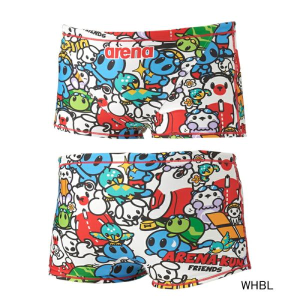 ◇スタイル◇アリーナくんメンズショートボックスタフスーツ前身頃、後身頃共に黒の裏地付き中国製※この商品は縫製上、一点一点プリント柄の見え方に違いが生じますので予めご了承ください◇特　徴◇トレーニングカテゴリー「TOUGHSUITシリーズ」大...