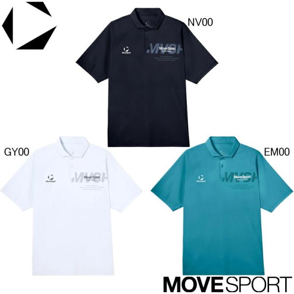 ◇スタイル◇デサント(DESCENTE)ムーブスポーツ(MOVESPORT)ポロシャツ半袖ミニ鹿の子サンスクリーン(SUNSCREEN)吸汗速乾UV CUT(UPF50+)ストレッチSunscreen NIR遮熱クーリング(効果)シルエット...
