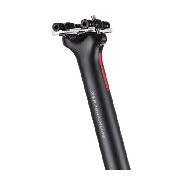 ・サドル角の微調整が可能な2本ボルト・固定力が高いアルミ製やぐら・オフセットが0mmと15mmの2種類を用意 ■素材　カーボン■重量  219g（オフセット：0mm）、223g（オフセット：15mm） g■サイズ  ポスト長：450mm（サ...