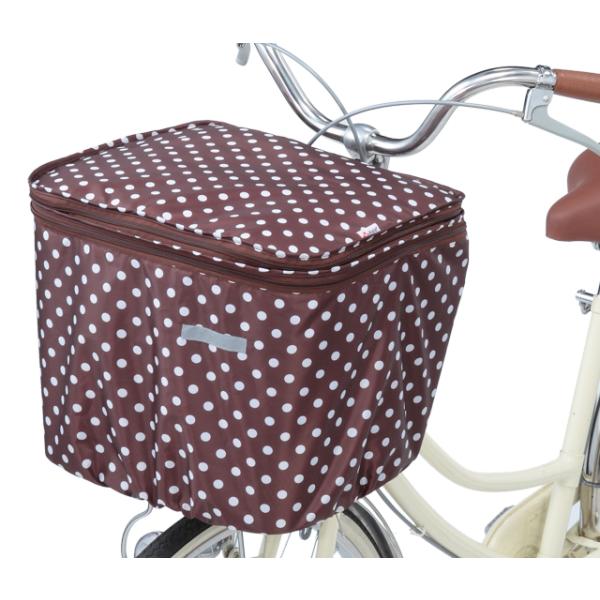・両開きファスナーを採用した2段式前カゴカバー・前後どちらからでも荷物の出し入れが可能・ファスナーを開くことで通常のサイズから大容量サイズに変わる2段式・荷物を雨やホコリから保護し、ひったくり防止にも効果を発揮・小さいカゴにもフィットする背...