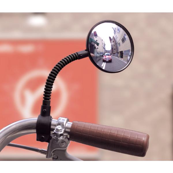 ・自転車の後方が確認しやすいアームがロングタイプのミラー・アームは長くて曲げやすく、柔軟性があるので好みの角度に調整することが可能・ワイドによく見える凸面鏡使用・視界範囲が広がる曲面ミラー・割れにくい樹脂製ミラー・左右どちらでも取り付け可能...