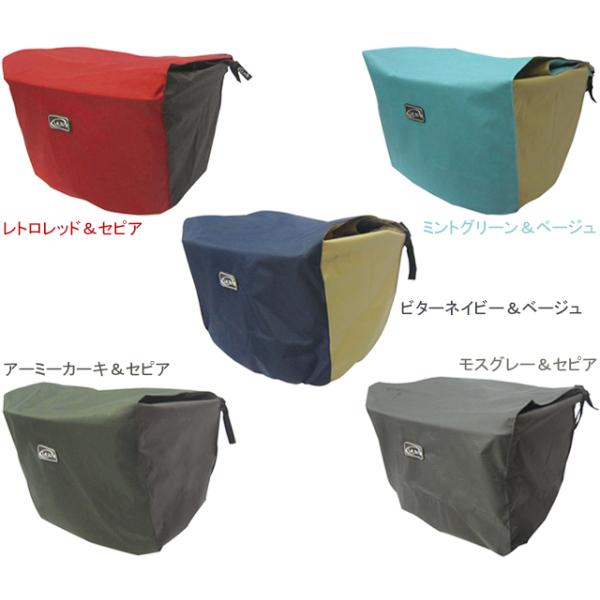 ・荷物の量に合わせてロールアップできるフロント用バスケットカバー・ひったくりや荷物の飛び出しを防止・荷物が多い時はバックルを外して簡単に容量アップ・突然の雨でも安心の撥水加工・バスケットにかぶせて紐で固定するだけの簡単装着 ■素材　厚手ナイ...