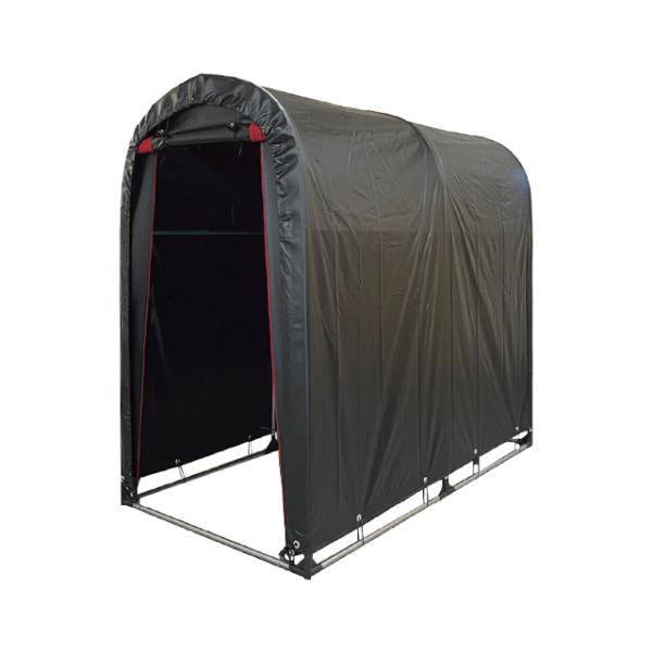 ・簡単に組み立てることが可能なパイプガレージ・雨や風、ホコリから愛車をしっかりガード・自転車やバイクはもちろんお子様の乗り物やおもちゃ、ガーデニング用品の収納に便利・防水性に優れた高耐久ターポリン生地を採用・天幕、前幕、後幕の3幕構成・入口...