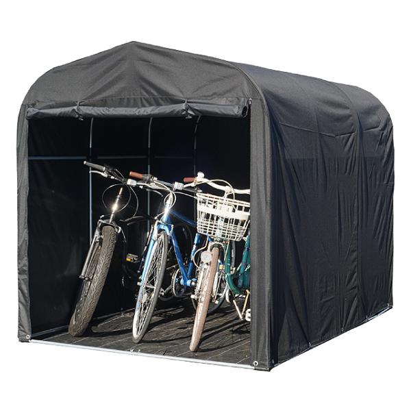 ・一体幕により素早く組み立てることが可能なパイプガレージ・組立てた骨組みに前後天面が一体となった幕を被せるだけの簡単組み立て仕様・雨や風、ホコリから愛車をしっかりガード・自転車やバイクはもちろんお子様の乗り物やおもちゃ、ガーデニング用品の収...