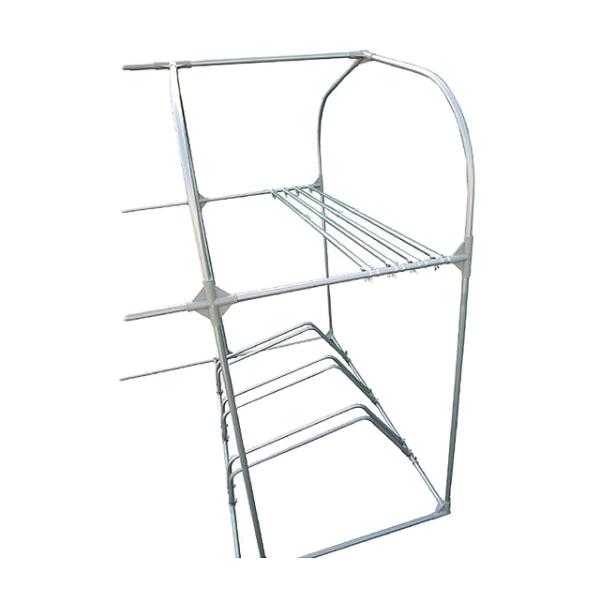 ・サイクルハウス用オプションパーツ・サイクルストッパー 3台用とサイクル棚パイプ 3台用の便利なセット  ※サイクルハウスは付属していません。