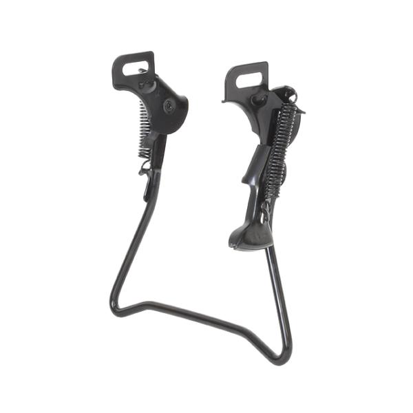 ・補助輪を外した後のスタンドに最適な幼児車両立スタンド・正爪用・16インチ、18インチには踏むだけで簡単にロックを外すことができるソフトロック機構付き ■素材　スチール■サイズ  14インチ用16インチ用18インチ用"※外装変速機付自転車に...