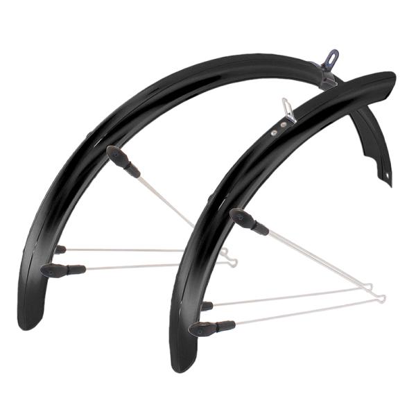 ・20インチの小径車に最適なフルタイプのフェンダー・本体は衝撃と歪みに強いポリカーボネート製で、しっかり固定できるV型ステーはサビに強いステンレス製・取り付けが簡単なパーツを付属・本体とステーの接合部にはスライド調整が可能なブラケット『PO...