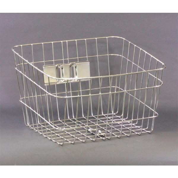 ・サビに強いSUS304ステンレスを採用したフロントバスケット・前後線材は線径を通常2.6mmのところ3.0mmにアップし強度を確保・背板は独自の幅広背板を採用し、通常4本溶接のところ、6本にかけて溶接し、背板部はもちろんカゴ本体の強度アッ...