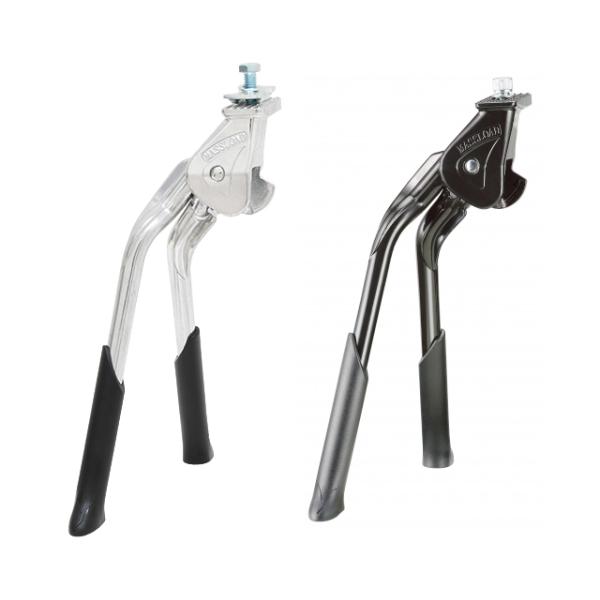 ・2本のアシでささえる安定感抜群のセンタースタンド・跳ね上げた際は左側に2本が重なり、見た目もスッキリな片側収納 ■重量  540g■サイズ  対応ホイール径：24〜28インチ