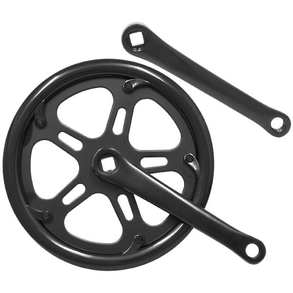 ・ダブルガード付きギヤクランクセット ■サイズ  歯厚：1/2″×3/32″歯数：48Tクランク長：165mm / 170mm