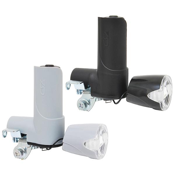 ・日本製高輝度白色LEDを採用したダイナモランプ・時速15kmで約2000カンデラの明るさ（JIS規格適合前照灯）・明るさを上下左右の4点に配分し、中心から外れた周囲も明るい面配光・ゆっくりでも明るい低出力ダイナモを採用し、ライト点灯時もペ...