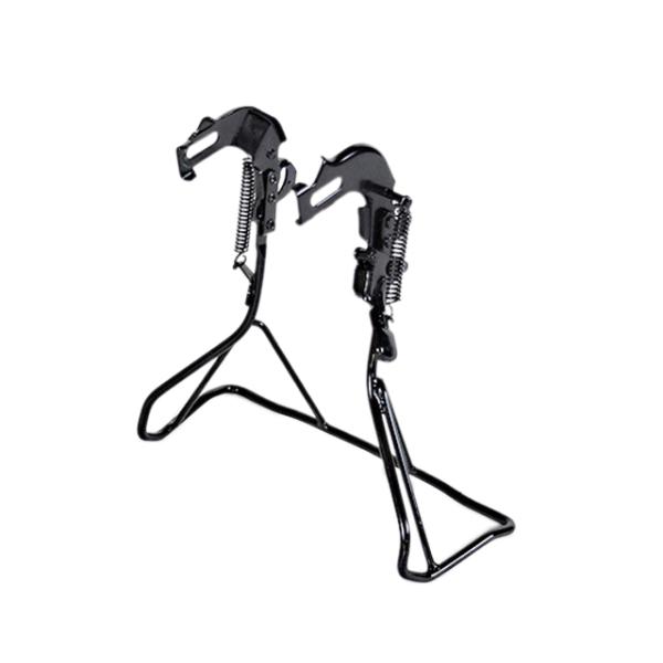 ・スタンドの接地幅が広く、子供のせ装着時でも高い安定性を確保した超ワイド設計・ワイド両立スタンドではこれまでになかった外装変速機付き軽快車対応モデル・テコの原理により楽な力でスタンドが立てられるL型デザイン・スタンドを立てるだけで自動でロッ...