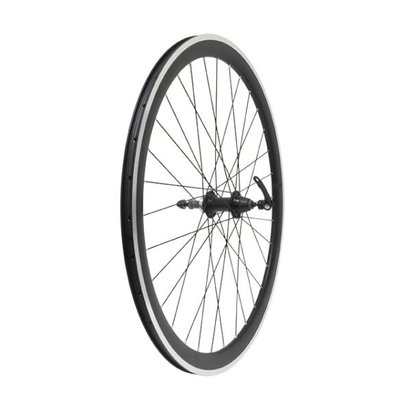 ・リムハイト40mmのエアロリムを採用したリア用エアロホイール・6S、7Sボスフリー用のアルミニウム製リアハブ（オーバーロックナット寸法：135mm）・クイックレリーズシャフト付属・アルミニウム製エアロリム（スポーク穴：32H、リムハイト：...