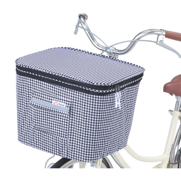 ・年配の方や若い方にも人気のチドリ柄を採用した前用カゴカバー・カゴの荷物を雨やホコリから保護し、ひったくり防止にも効果を発揮・ファスナーを開くことで通常のサイズから大容量サイズに変わる2段式・荷物の出し入れに便利な手前ファスナー採用・車のラ...