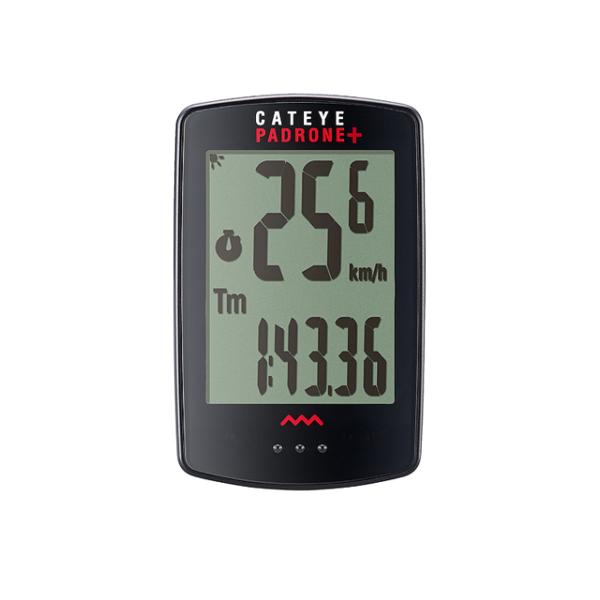 ・大きな文字表示を大画面で実現し、操作もシンプルなアナログワイヤレスコンピュータ「PADRONE+（パドローネ プラス）」・自転車を始めたばかりの方や簡単操作がお好みの方に最適・夜間もデータの確認ができるバックライト搭載・「ナイトモード」を...