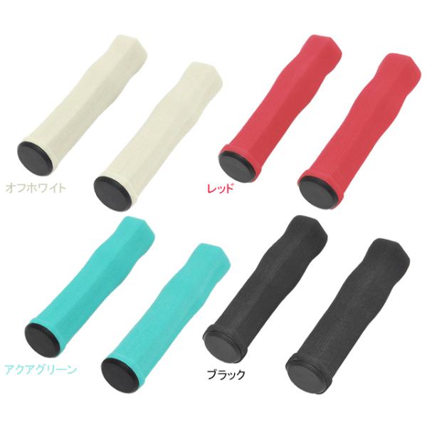 ・軽量かつ弾性のある材質（NBR）を円形ではなく六角形に成形したライトウェイトグリップ・六角形のカドがほどよく手に引っ掛かりグリップ力を向上・形状を六角形にするだけでなく、太さに強弱をつけることでにぎり易さを追求・オープンエンド仕様（エンド...