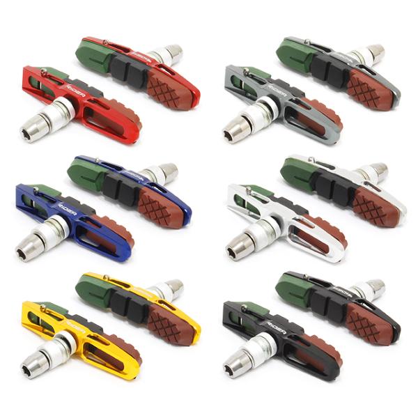 ・Vブレーキ用ブレーキシュー・アルミボディ （CNC）・アルミリム対応・18インチ以上対応 ■重量  52g■サイズ  長さ：73.5mm　※弊社実測■用途　CSV2、CSV、CLV2、CLV、FLV のブレーキシューとして