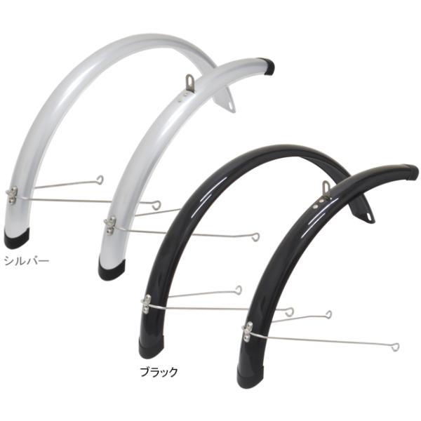 ・20インチ一般車用のポリカーボネート製フェンダー・本体は衝撃と歪みに強く、金属製と異なり凹むことがないポリカーボネート樹脂を採用・U型ステーはサビに強いステンレス製・先端にガードを装備し、シティサイクルなど一般車用として実用性を重視 ■素...