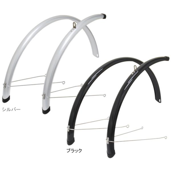 ・26インチ一般車用のポリカーボネート製フェンダー・本体は衝撃と歪みに強く、金属製と異なり凹むことがないポリカーボネート樹脂を採用・U型ステーはサビに強いステンレス製・先端にガードを装備し、シティサイクルなど一般車用として実用性を重視 ■素...