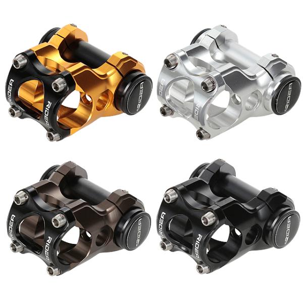 ・フォールディングバイク用ステム・無段階で角度調整が可能 ■素材　CNCアルミニウム、チタン（ボルト）■重量  127g■サイズ  バークランプ径：φ25.4mm※この商品はRIDEA製です。ブロンプトンにも使用することが可能です。