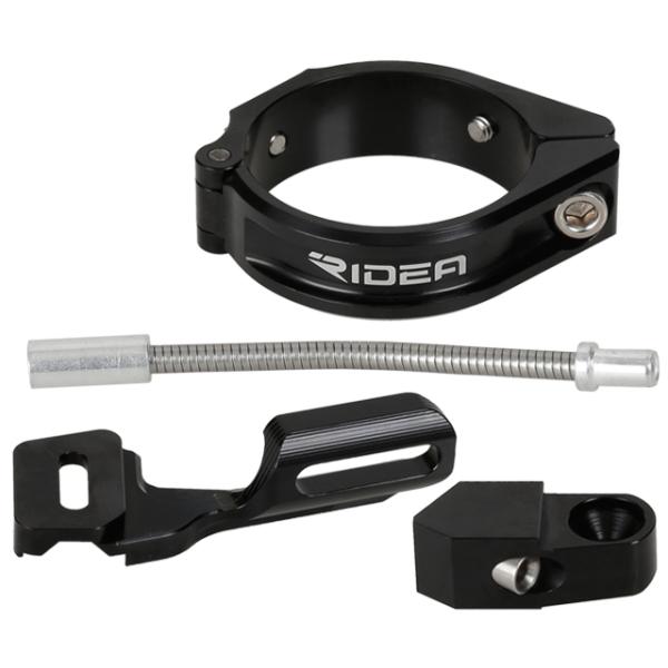 ・フロントディレイラー取り付け用ブラケット（台座） ■素材　AL6061アルミニウム■重量  57g※この商品はRIDEA製です。ブロンプトンにも使用することが可能です。