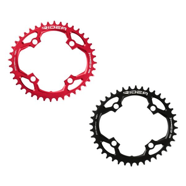 ・ナローワイド歯形状のMTB用インナーチェーンリング・デュオオーバル形状（W2Tモデル）でケイデンス及びパワー伝達の効率をアップ・4アーム仕様・シングルインナーリング（歯形状：ナローワイド）・ホロープレートL±2T・リア対応スピード ： 9...