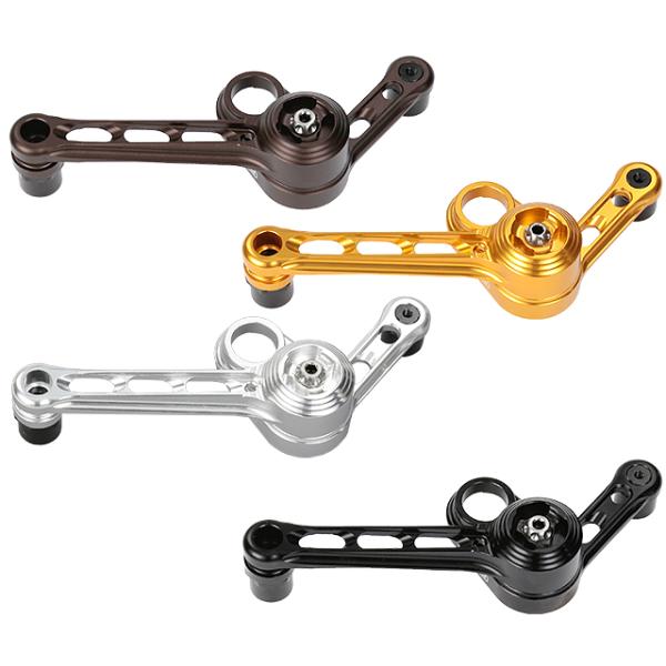 ・2〜4スピード用チェーンテンショナー ■素材　CNCアルミニウム■重量  120g※プーリーは付属していません。※この商品はRIDEA製です。ブロンプトンにも使用することが可能です。