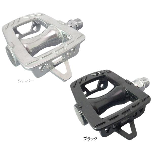 ・コンパクトサイズのプラットフォームペダル・トゥクリップ使用の定番モデル・ツーリングや街乗りに最適 ■素材　アルミニウム■重量  299 g■サイズ  踏面横幅（W）70mm×踏面前後幅（L）78mm■用途　ツーリング、街乗り踏み面：片面ベ...
