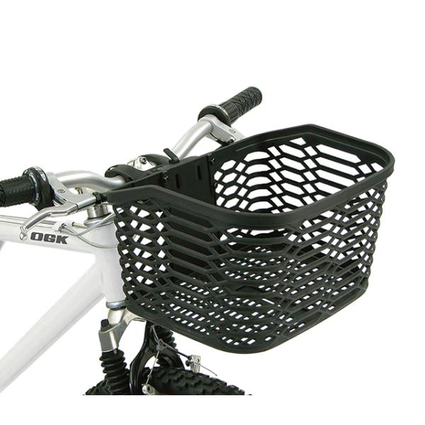 ・簡単脱着可能な樹脂製コンパクトフロントバスケット・ワンタッチでバスケットが外せるフリーアタッチメント採用・ATBやクロスバイクに最適・折りたたみ車、コンパクト車にも取り付け可能 ■付属品　フリーアタッチメント■素材　樹脂■サイズ  幅34...