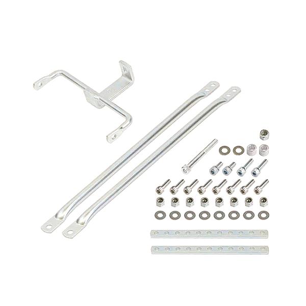 ・「ADVANS+f」フロント用マウントシステム対応Vブレーキ装着自転車用マウント・フォークセンター穴とキャリヤダボもしくはドロヨケダボを使用し、調整金具で脚の長さを調整して装着・ハンドルを固定場所としないため、スレッドステム、アヘッドステ...