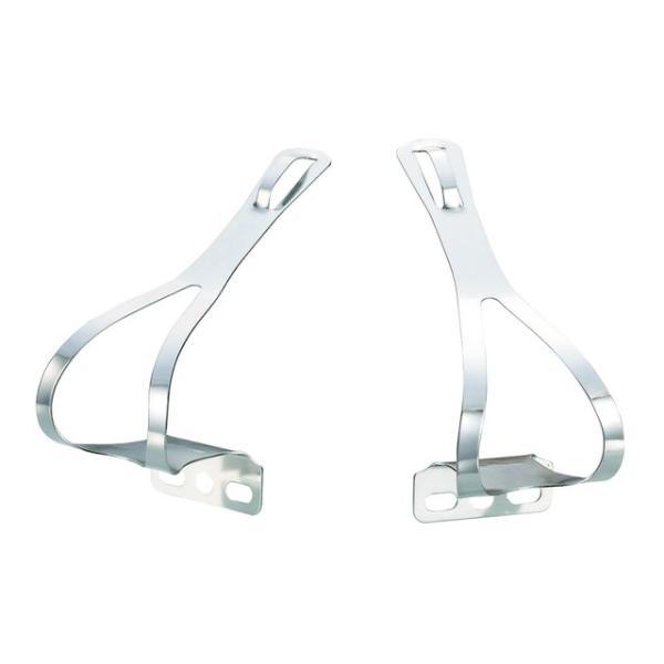 ・ステンレス製トゥクリップ ■素材　ステンレス■重量  46g（ペア）■サイズ  50mm×113mm×62mm