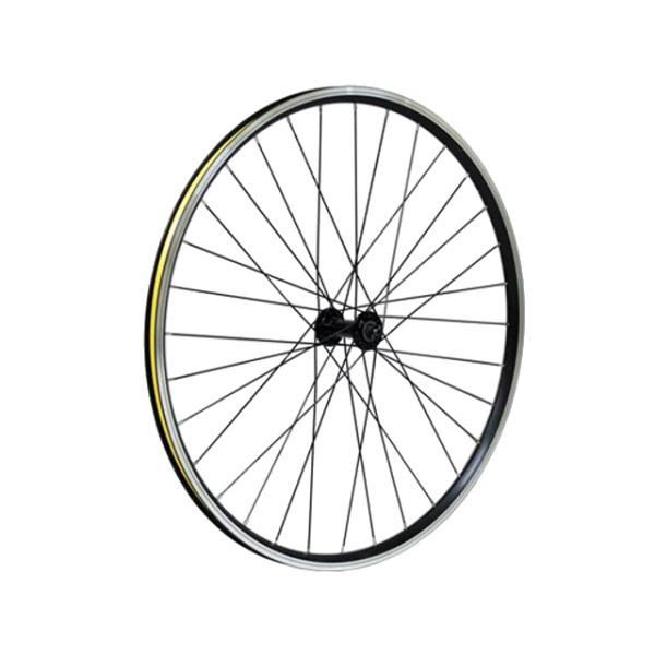 ・一般的なMTB26インチの交換用ホイール・フロント用・エンド幅：100mm・仏式バルブ仕様・クイックレリーズシャフト付属 ■サイズ  26インチ※タイヤ・チューブなし【沖縄・離島配送不可】