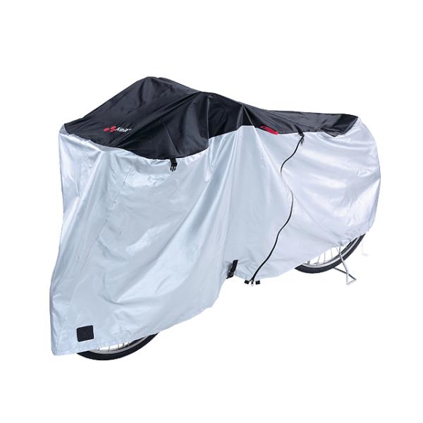 ・スタンダードな「前バスケット装着自転車」に対応する自転車用車体カバー・全長2100mmのロングサイズで電動アシスト車に装着可能・自転車へカバーする際に楽に掛けられる側面ファスナー付き・カバーを装着したまま電動アシスト車の充電器の着脱が可能...