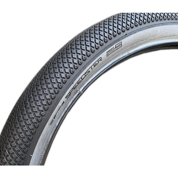 ・スピードを求めるキッズライダーと、お子様の安全を願うご両親のために開発されたタイヤ・BMX、シティサイクル、MTBのようながっしりとしたルックスを持ちながら抵抗のないタイヤとして、多目的なトレッドパターンを持つ実績のあるタイヤ・ハードパッ...