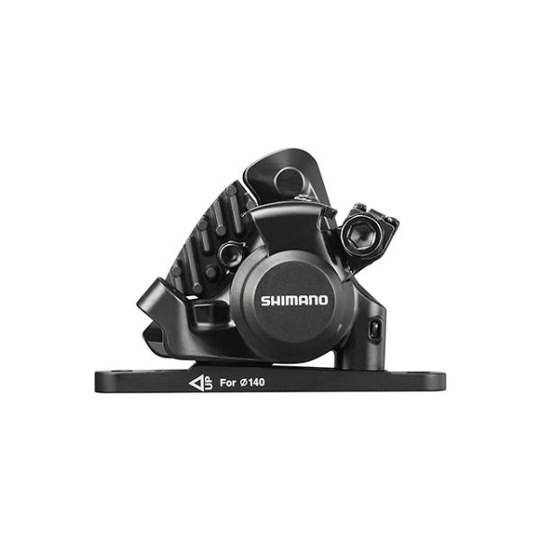 ・メカニカルディスクブレーキ（互換：NewスーパーSLR）・フロント用・140/160mmローター対応ブラケット付属・マウントタイプ：フラットマウント・パッド：レジンパッド（L03A）フィン付き ■用途　ロード