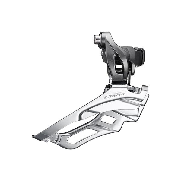 ・対応スピード：3×8スピード・アウターギア：50T・取付タイプ：バンドタイプ34.9mm（31.8、28.6mmアダプター付属）・チェーンライン：45mm・キャパシティ：20T・トップ/ミドル歯数差：11T・チェーンステーアングル：63-...