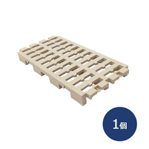 湿気・カビから守り通気性バツグン！！ プラスチック製すのこ。組み合わせれば棚としても使用可能。マルチパレットを組み合わせることで、すのこベッドにもなります。【用途】収納アイテム、すのこベッドとして【商品詳細】●サイズ(W×D×H)：約375...