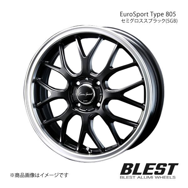 ■メーカーBLEST/ブレスト■商品名EuroSport Type 805 ■製品アルミホイール1本(※タイヤは付属しません)■カラーセミグロススブラック(SGB)■リム径15■リム幅5.0■リム形状J■穴数4■PCD100■インセット45...