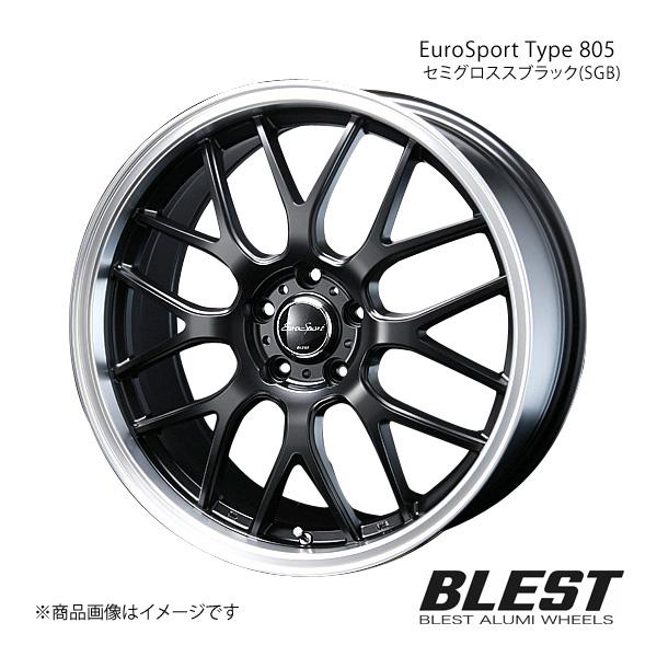 ■メーカーBLEST/ブレスト■商品名EuroSport Type 805 ■製品アルミホイール1本(※タイヤは付属しません)■カラーセミグロススブラック(SGB)■リム径19■リム幅8.5■リム形状J■穴数5■PCD114.3■インセット...