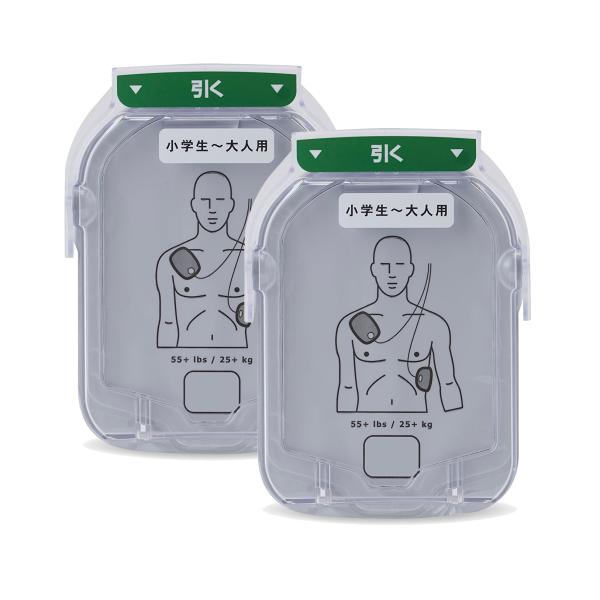 ・本製品は、フィリップス社製 ハートスタートHS1用の交換パッド（小学生〜大人用/M5071A ）の2個セットとなります。メーカー純正品です。・本品は一回限り使用のディスポーザブル品です。・ご使用の際には、ハートスタートHS1 Home の...