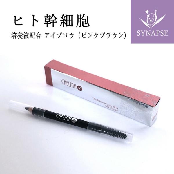 【送料無料】幹細胞 アイブロウペンシル 日本 シェルマ SC アイブロー (ブラウン/ ピンクブラウン) エンチーム [正規販売店] ヒト脂肪細胞順化培養エキス 幹細胞培養液 美容液 アイブロウ 眉毛 ペンシルアイブロウ 鉛筆タイプ 眉墨 ...