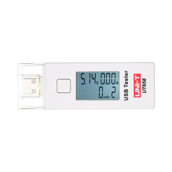出力電流、出力電力、出力電圧をテストUSBメモリー電流、USBインタフェース電圧、モバイルバッテリーなどを測定安全範囲外にある場合は警告液晶画面にリアルタイムにデータを表示10グループのデータストレージ