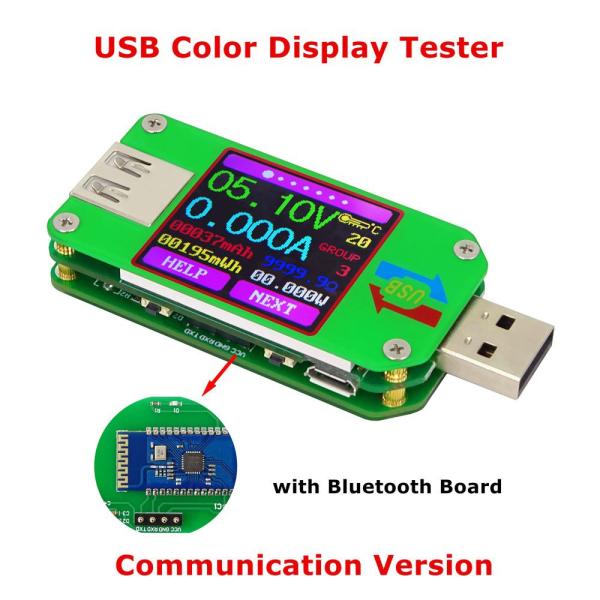 これ一つで電圧、電流、電力、容量、エネルギー検出、急速充電認識、データ保存などの機能1.44インチカラー液晶ディスプレイに鮮明に表示マルチアングルビュー小型サイズ、サンドイッチデザインモバイルバッテリー、充電器、放電負荷、タブレット、スマー...