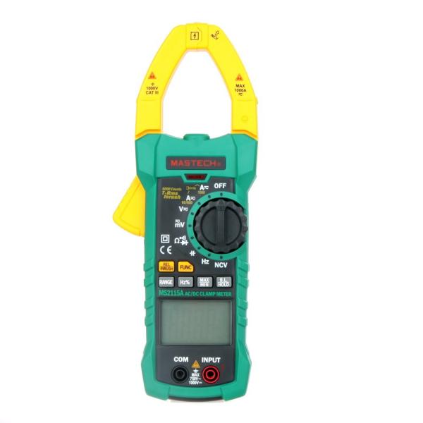 クランプ式デジタルマルチメーター交流電圧・電流測定True RMS測定データホールド機能最大/最小値測定RELテスト非接触電圧検出機能バックライト付画面フラッシュライト/作業ライト付低バッテリー表示突入電力テスト