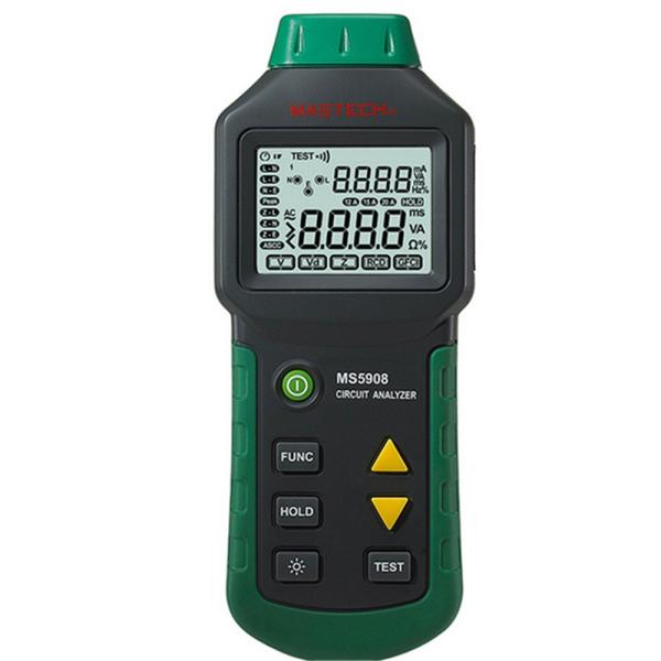 AC電圧のTrue-RMS測定人工負荷12A,15A,20Aで送電線路の電圧降下を測定相電圧、中性線（ゼロライン）、地面への電圧、電圧、周波数の測定位相（ライブライン）、中性線（ゼロライン）、アース線導体インピーダンスを測定3つのワイヤーソ...