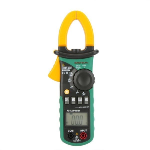 最大600AまでのAC電流測定が可能AC/DC電圧、AC電流、抵抗の測定が可能ダイオードチェック、導通テストが可能データホールド機能最大値テスト機能