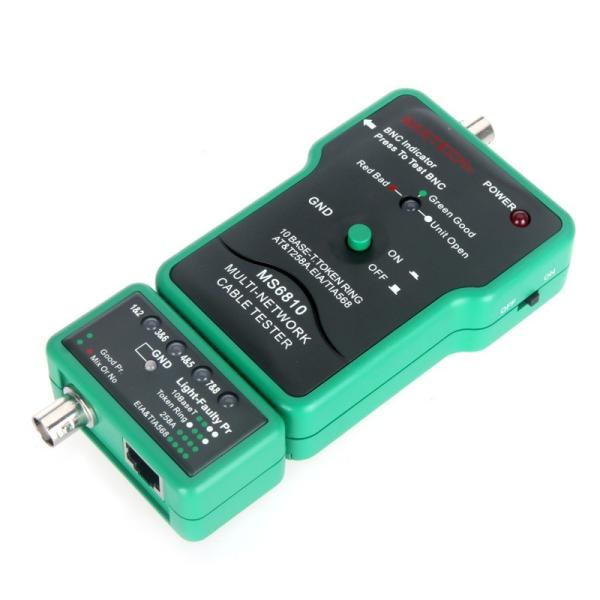 同軸ケーブル（BNC）を検査10BASE-T, EIA/TIA-568A, EIA/TIA-568B, AT&amp;T258A,トークンリングケーブル自動的に開回路、短絡、誤配線、逆配線のチェックLEDインジケーター