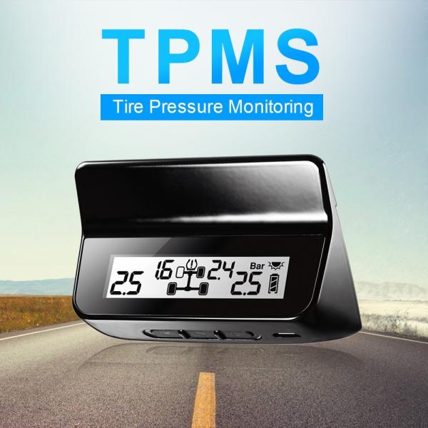 タイヤの温度、空気圧を車内で確認USBもしくはソーラーパネルで充電可能なモニターアラート設定可能バーストや燃費悪化を未然に防ぎますインテリジェントスリープモード